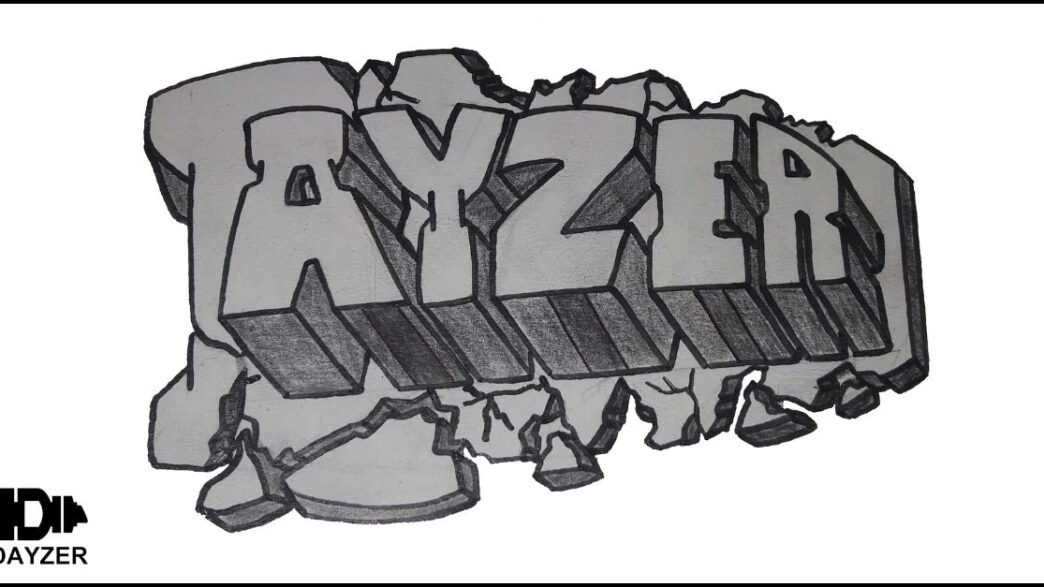 How to Draw Graffiti Letters Easy: A Beginner's Guide - Dayzerart