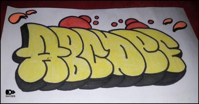 How to Draw Graffiti Letters: A Beginner's Guide - Dayzerart How to Draw Graffiti Letters: A Beginner's Guide - Dayzerart