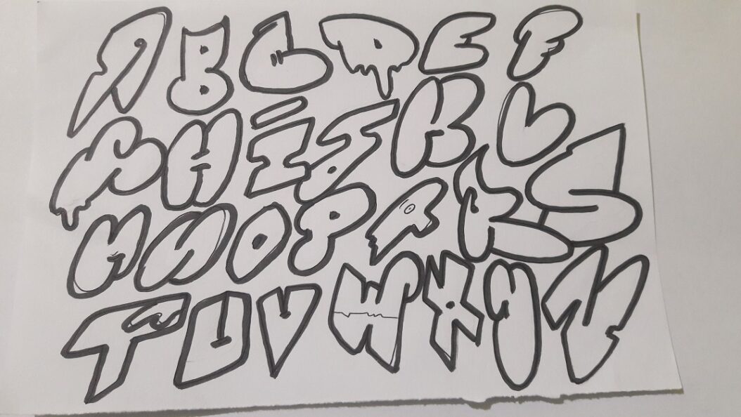 How to Draw Graffiti Letters: A Beginner's Guide - Dayzerart